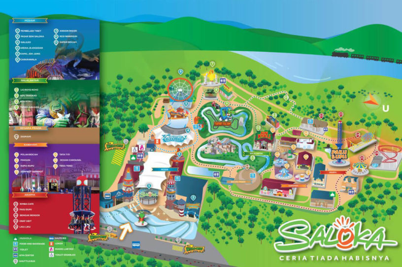 Harga Tiket Saloka Park Dan Fasilitasnya - Sering Jalan