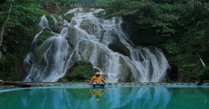 Panorama Pelangi di Curug Cibungbulang Bogor - Sering Jalan